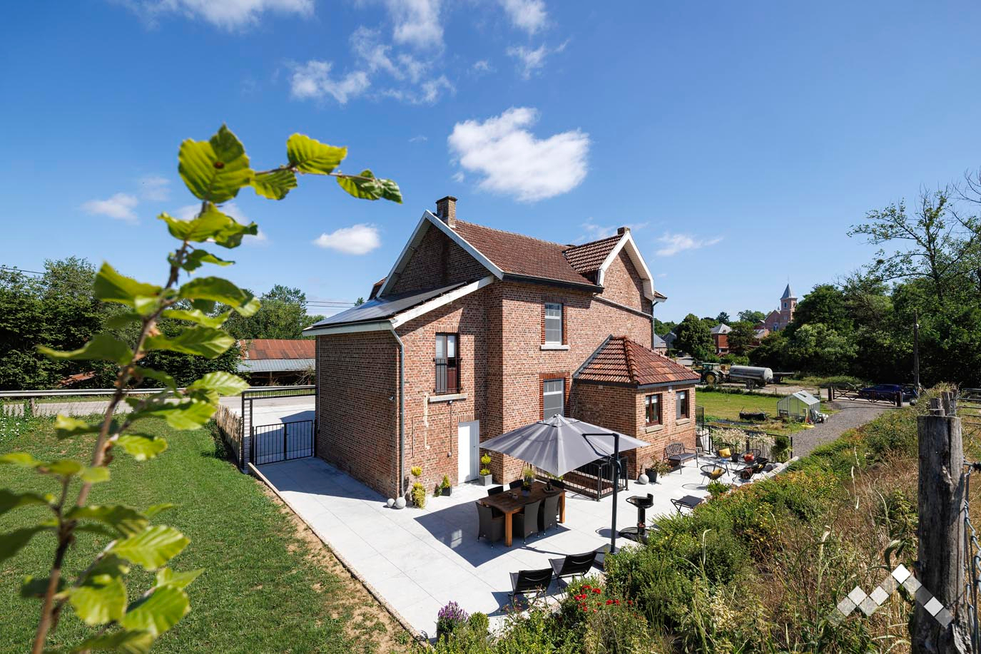 Landelijk Vakantiehuis "Une Brique dans le Vent" in Houyet – Omheinde ...